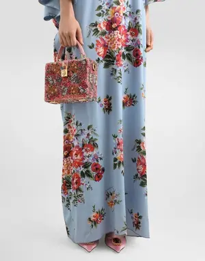 Dolce & Gabbana Dolce Box Sequin Embroidery Handbag Handbags