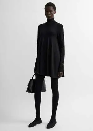 TOTEME Crepe Turtleneck Top