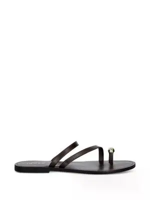 JONAK PARIS Toe-ring Strappy Sandals - Brown