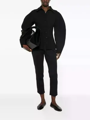 CFCL Tapered-leg Cropped Trousers - Black