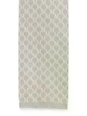 Max Mara Monogram-pattern Scarf