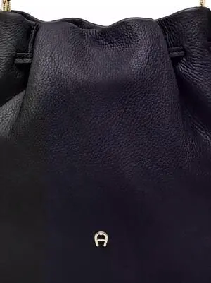 AIGNER Medium Paola Drawstring Bucket Bag