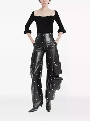A.W.A.K.E. Mode Ribbed Doughnut-sleeve Top