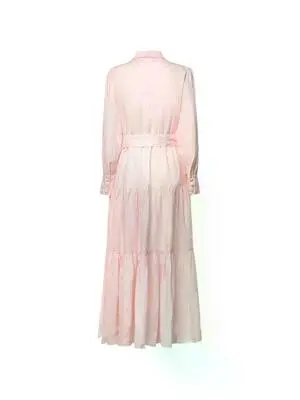 MC2 SAINT BARTH Floral Print Tiered Maxi Dress