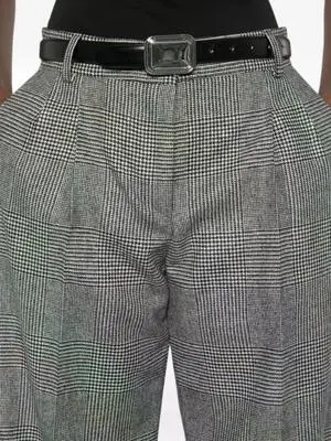 Dolce & Gabbana Check-pattern Pleated Trousers