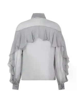 Alberta Ferretti Ruffle-detail Blouse