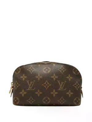 LOUIS VUITTON 2002 Monogram Cosmetic Pm Pouch - Brown