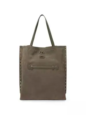 ZANELLATO M A' Spasso® Studded Leather Tote Bag - Green