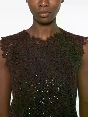 Brunello Cucinelli Sequin-embellished Top