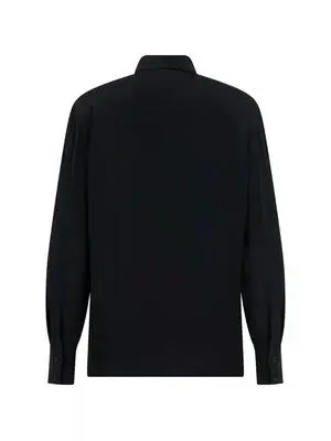 Alberta Ferretti Lace-embellished Long-sleeved Shirt