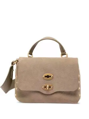 ZANELLATO Baby Postina Tote Bag With Stud Embellishments - Neutrals