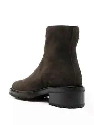 THE ROW Leather Ankle Boots