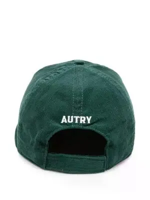 AUTRY Corduroy Logo-patch Baseball Cap