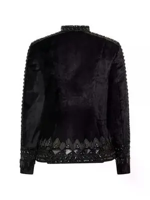 Alberta Ferretti Embellished Velvet Jacket