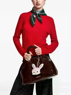 Essentiel Antwerp Karla Patent-effect Shoulder Bag
