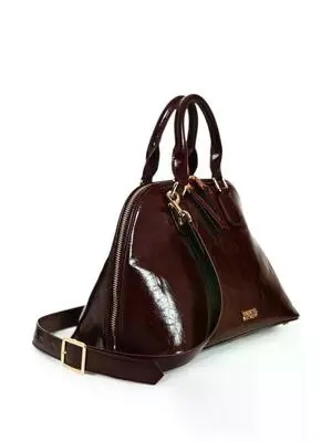 Essentiel Antwerp Karla Patent-effect Shoulder Bag