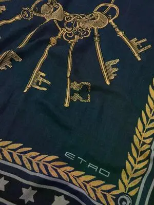 Etro Keys-jacquard Blanket