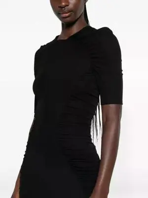 Victoria Beckham Ruched Floor-length Maxi Dress
