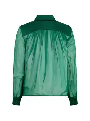 Alberta Ferretti Sheer Silk Shirt
