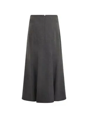 Alberta Ferretti A-line Flared Midi Skirt