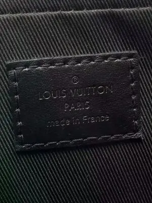 LOUIS VUITTON Monogram Eclipse Trio Messenger Cross Body Bag - Black
