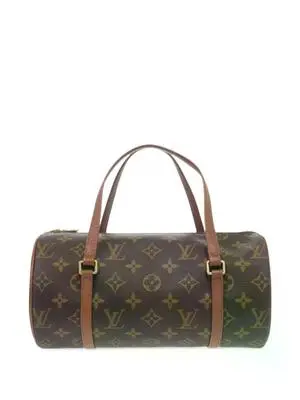 LOUIS VUITTON 1990-2010 Monogram Papillon 26 Handbag - Brown