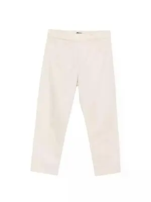 D.exterior Elasticated-waistband Cropped Trousers - Neutrals