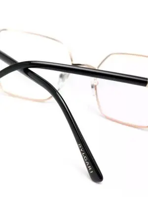 BVLGARI Enamelled-frame Detail Glasses