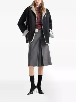 Prada Shearling Caban Jacket