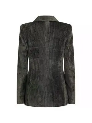 Alberta Ferretti Corduroy Button-up Jacket