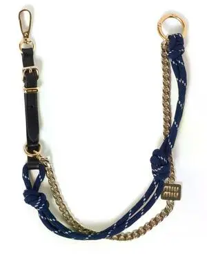 Miu Miu Chain With Rope Detail