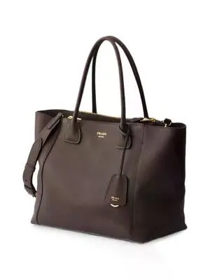 Prada Large Leather Tote Bag