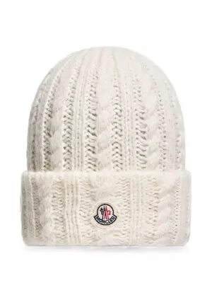 Moncler Logo Wool Beanie