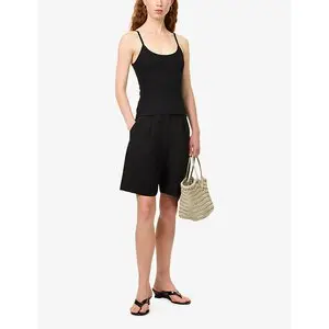 Dissh Solene Pleated Woven Shorts