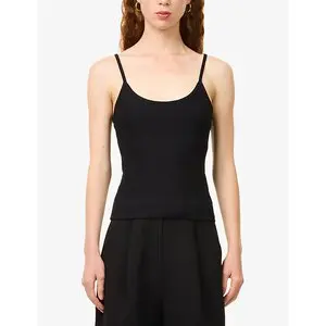 Dissh Georgina Scoop-neck Cotton-blend Tank Top