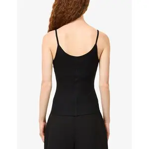 Dissh Georgina Scoop-neck Cotton-blend Tank Top