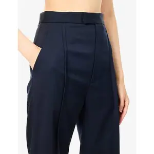 VIVIENNE WESTWOOD High-rise Wide-leg Wool Trousers