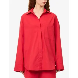 Dissh Ina Step-hem Cotton Shirt