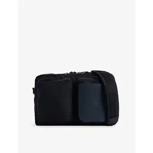 Stone Island Brand-patch Canvas Laptop Case - Navy