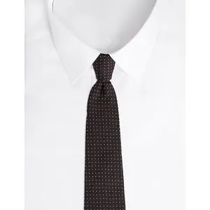 Corneliani Polka Dot Silk Tie
