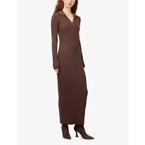 4TH & RECKLESS Corey Polo Knitted Maxi Dress