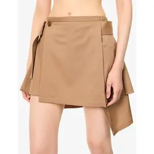 VIVIENNE WESTWOOD Meghan Asymmetric-hem Wool Kilt