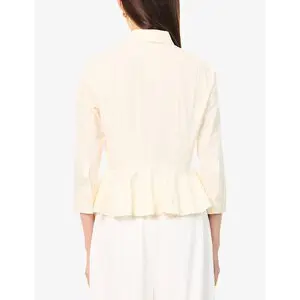 ASHLYN Lulu Pleated Cotton Shirt