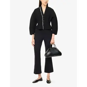 ASHLYN Cody Kick Flare Stretch-jersey Trousers