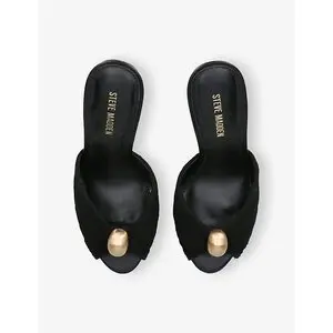 Steve Madden Priya Crepe Heeled Mules