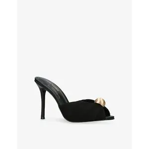 Steve Madden Priya Crepe Heeled Mules