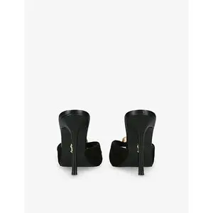 Steve Madden Priya Crepe Heeled Mules