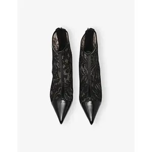 Steve Madden Arlette Lace Heeled Ankle Boots