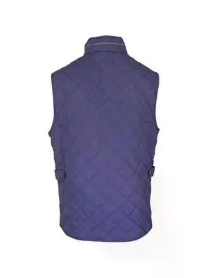 Peter Millar Essex Quilted High-neck Gilet - Blue