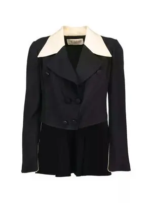 Chloé Cropped Tailcoat Contrast-collar Jacket